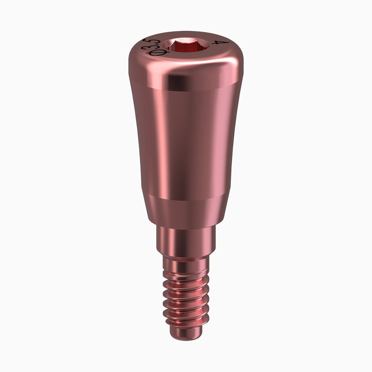 GENESIS ACTIVE™ Conical Healing Abutment, Concave, Ø3.5, H4.0mm ...