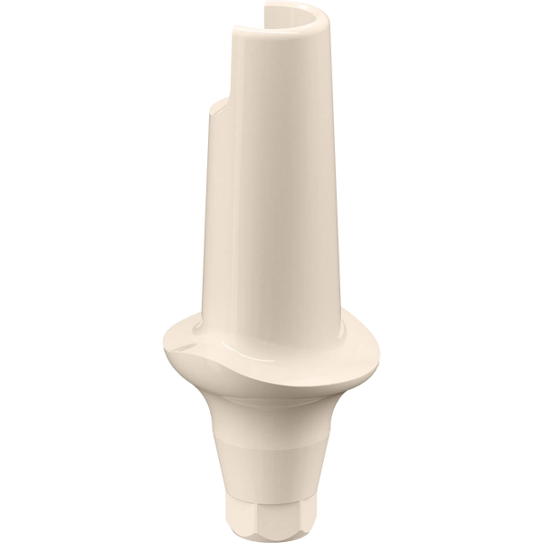 GENESIS ACTIVE™ Straight Aesthetic PEEK Temporary Abutment, Concave, Ø ...