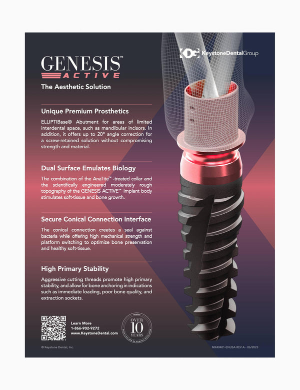 GENESIS ACTIVE™ Flyer – Keystone Dental Group